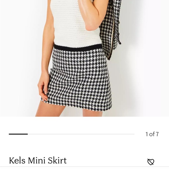Lilly Pulitzer | Skirts | Lilly Pulitzer Black And White Mini Pencil ...